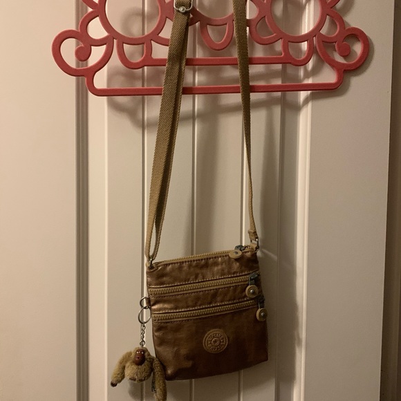 Kipling | Bags | Gold Kipling Crossbody Bag | Poshmark